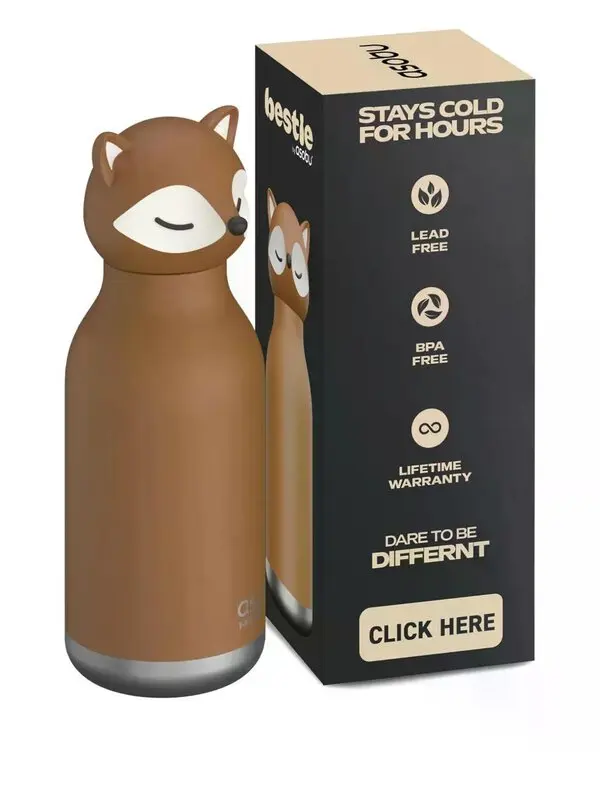 ASOBU Fox-head Water Bottle