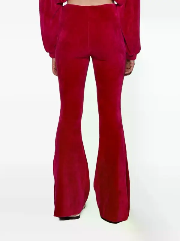 Amiri Velour Flared Pants