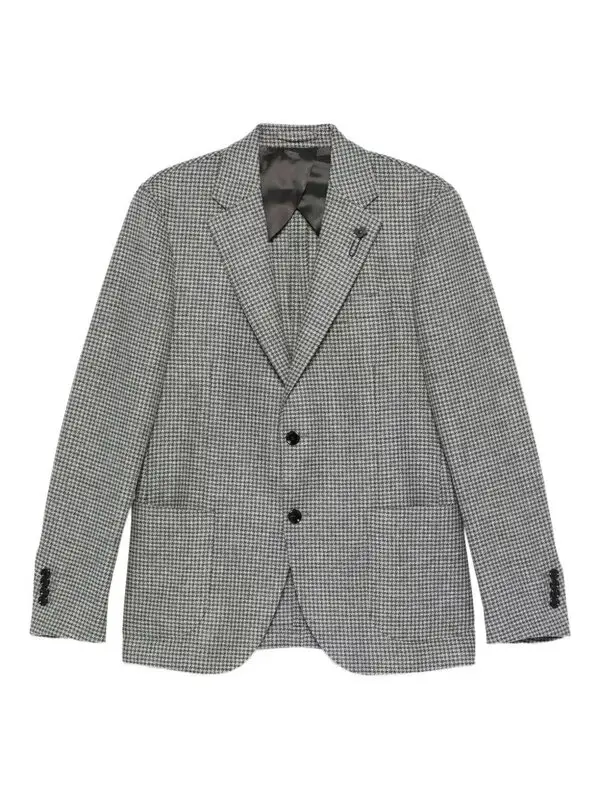 LARDINI Houndstooth Blazer