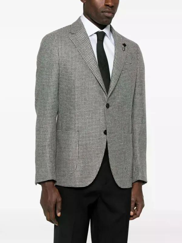 LARDINI Houndstooth Blazer