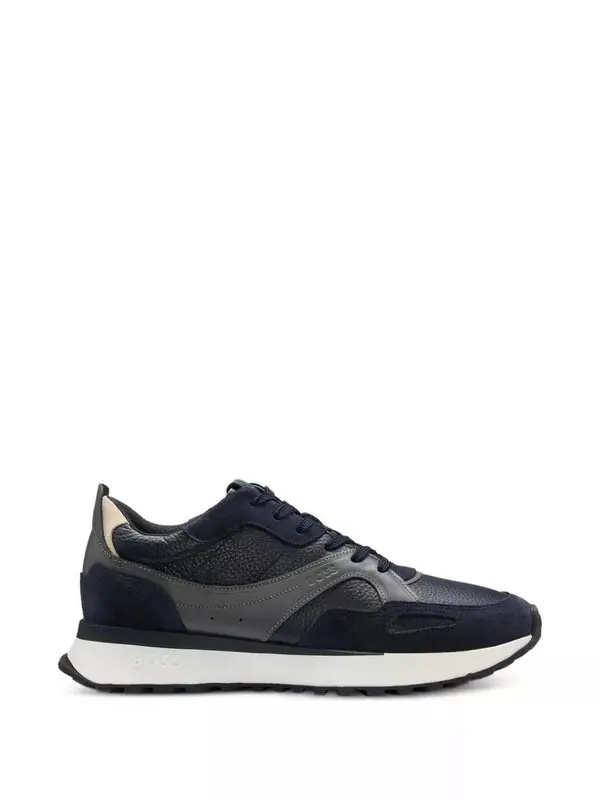 BOSS Leather Panelled Sneakers