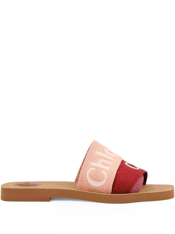 Chloé Logo-embellished Flat Sandals