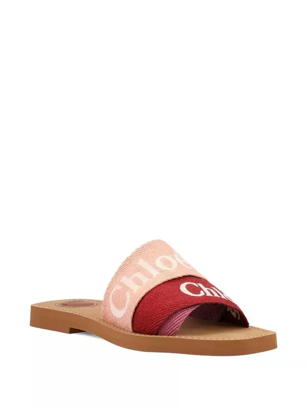 Chloé Logo-embellished Flat Sandals