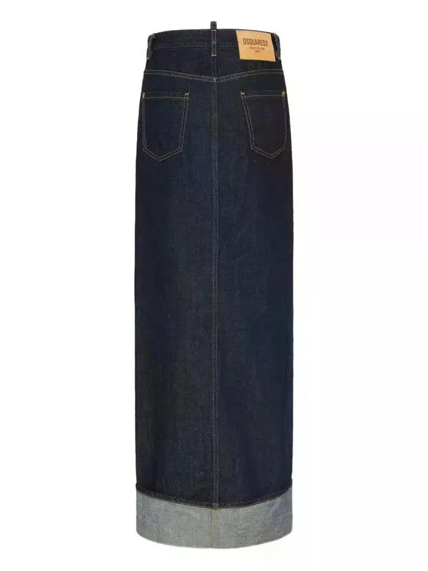 Dsquared2 Denim Maxi Skirt