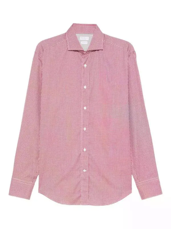 Brunello Cucinelli Gingham Shirt