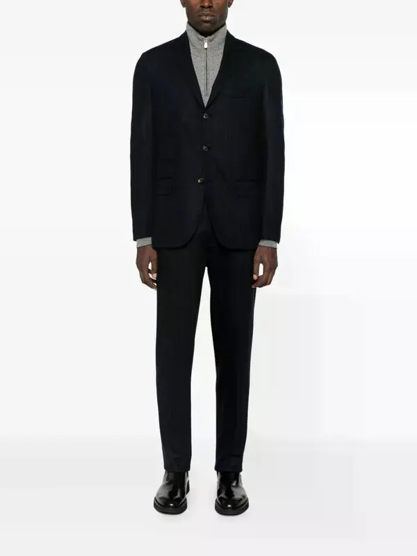 Eleventy Pinstripe Wool Suit