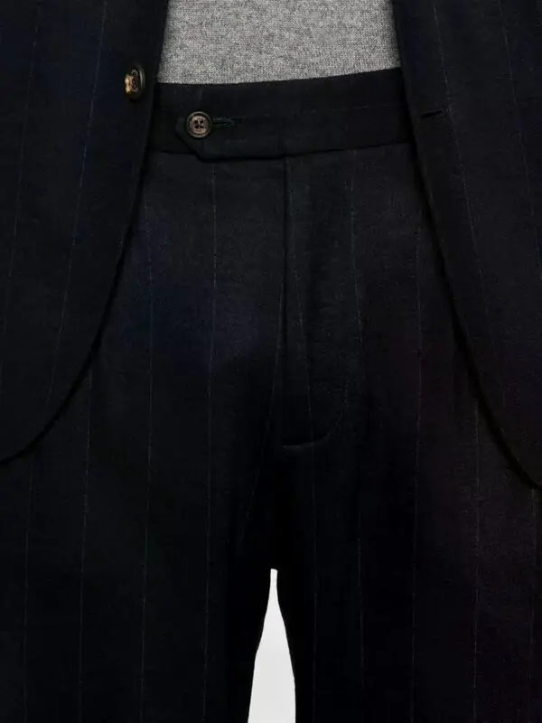 Eleventy Pinstripe Wool Suit