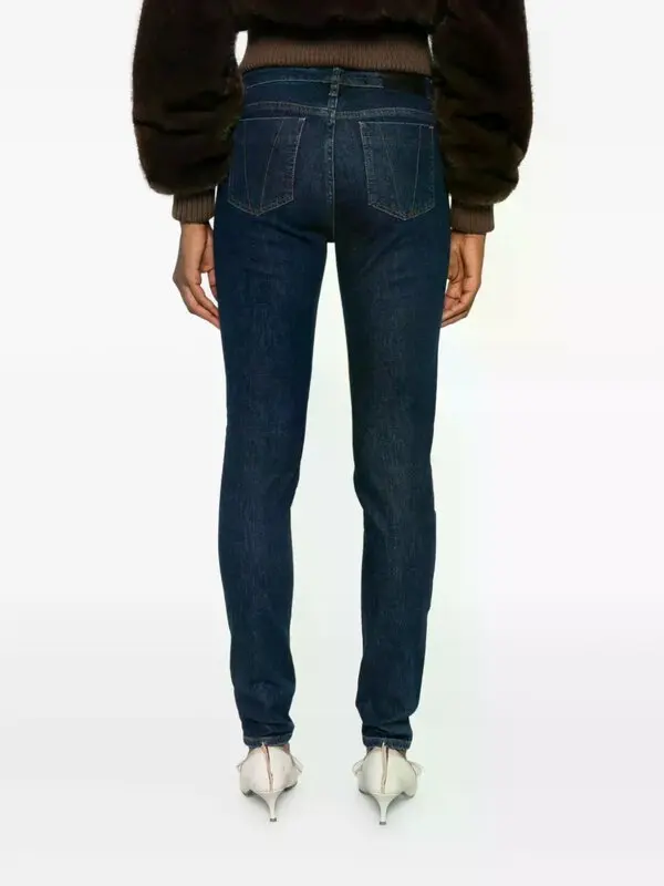 Victoria Beckham Logo-patch Jeans