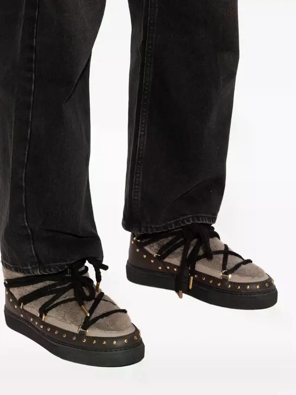Inuikii Lace-up Studded Boots