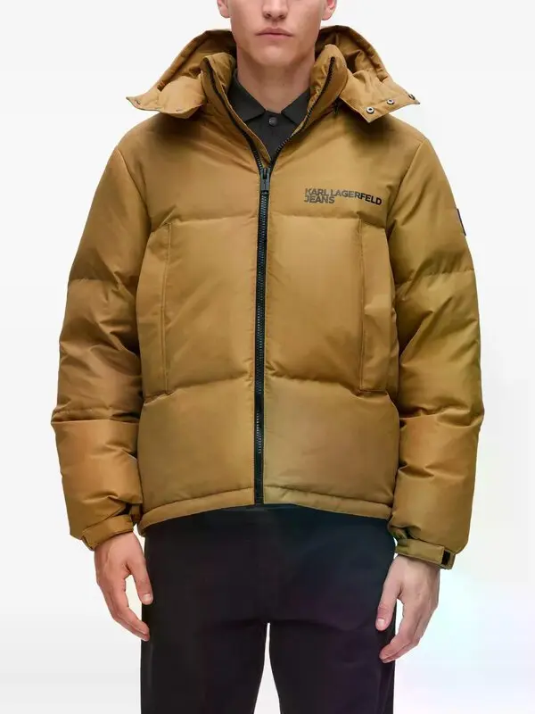 Karl Lagerfeld Puffer Jacket - Neutrals