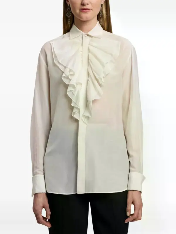 Ralph Lauren Ruffled-collar Shirt