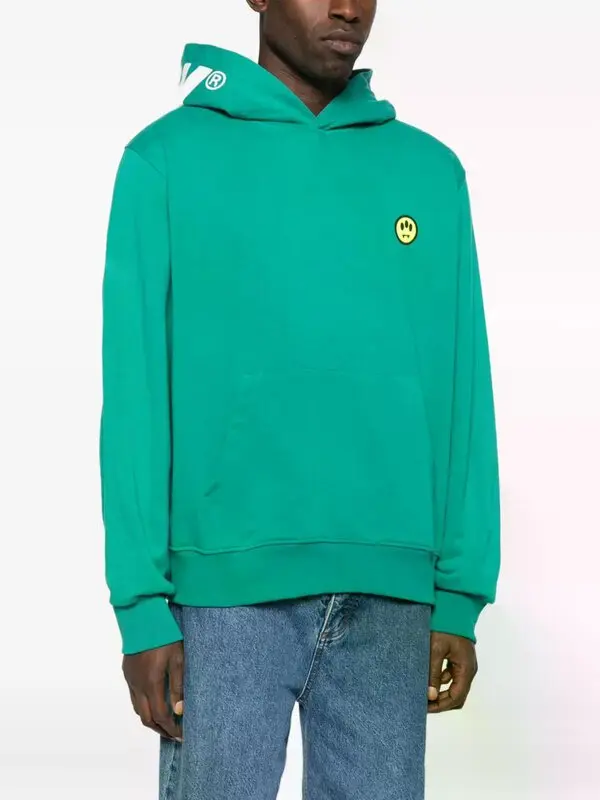 BARROW Printed Kangaroo-pocket Hoodie