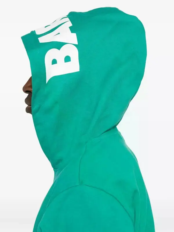 BARROW Printed Kangaroo-pocket Hoodie