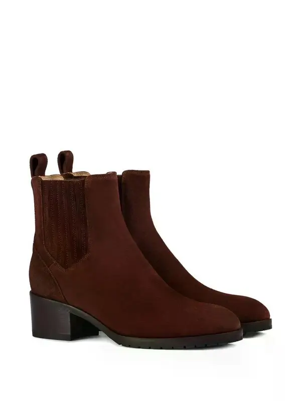 DOUCAL'S Elastic-panel Suede Boots