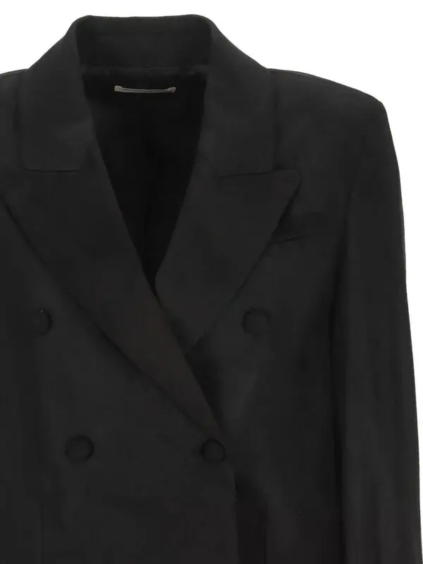 MAISON HOTEL Cropped Double-breasted Blazer