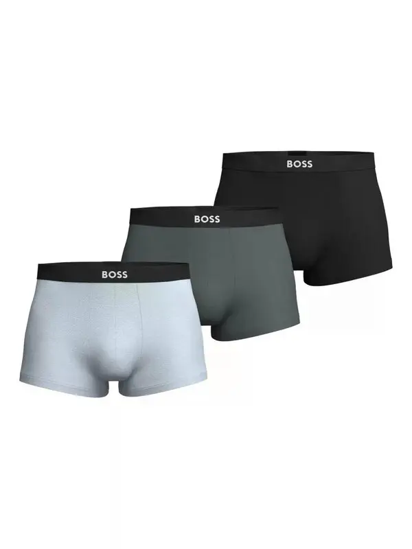BOSS Logo-detail Boxers - Black
