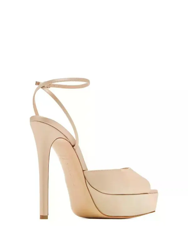 ANDREA WAZEN 140mm Loulou Platform Peep-toe Sandals