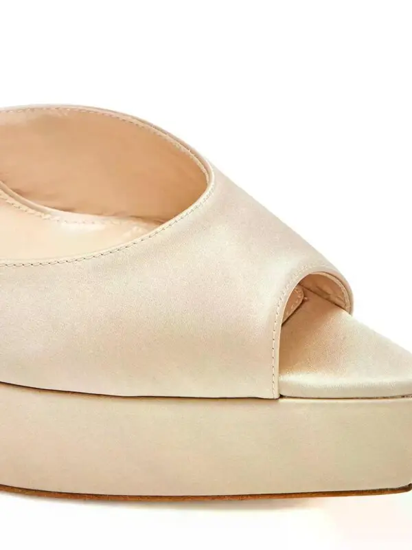 ANDREA WAZEN 140mm Loulou Platform Peep-toe Sandals