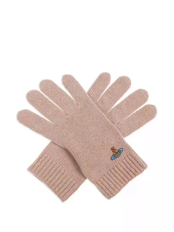 VIVIENNE WESTWOOD Cashmere Gloves - Pink