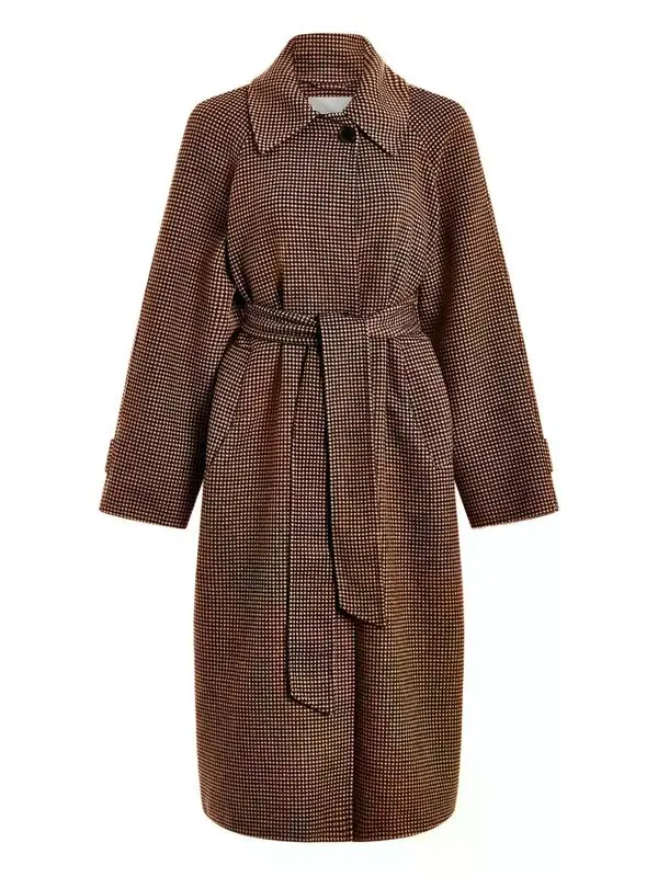 Varley Belted Puppytooth Coat