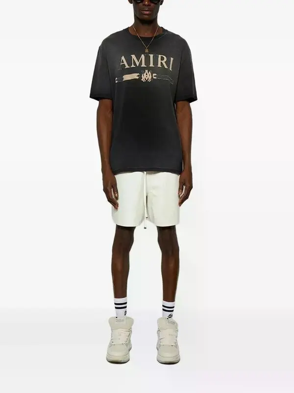 Amiri Leather Shorts