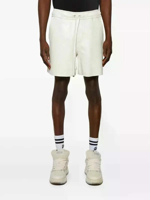 Amiri Leather Shorts