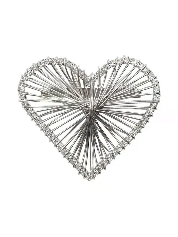 Isabel Marant Eden Wire-frame Brooch - Silver