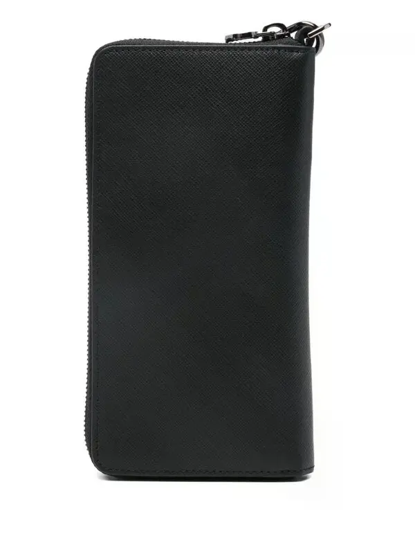 Kiton Zip-around Leather Wallet