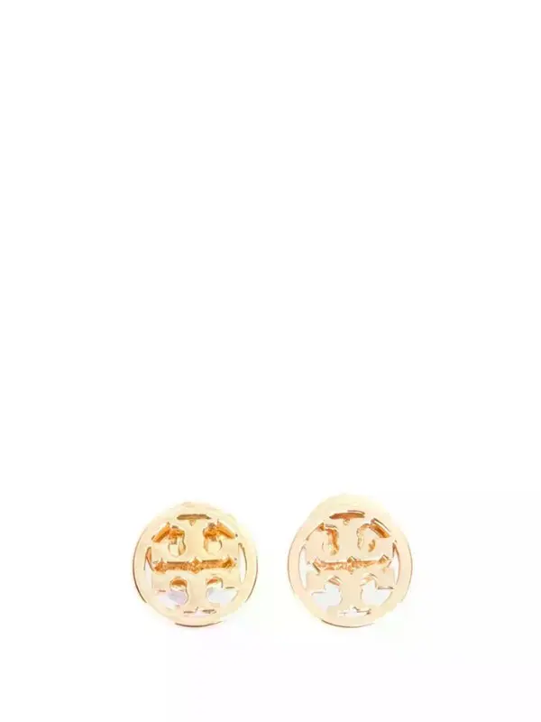 Tory Burch Logo-plaque Stud Earrings - Gold
