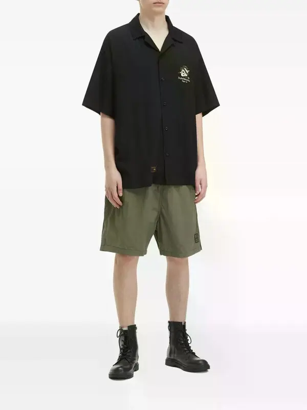 Alpha Industries Logo-patch Shorts