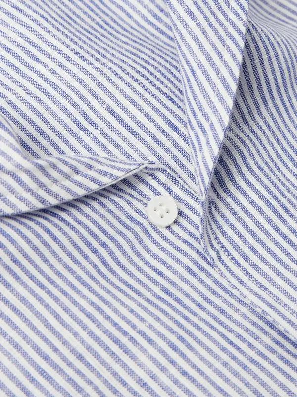 Loro Piana André Striped Linen Shirt