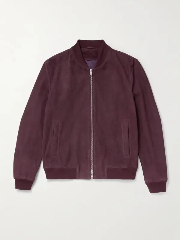 Mr P. Suede Bomber Jacket