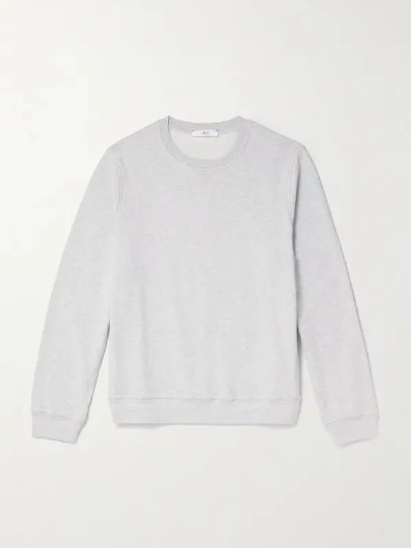 Mr P. Cotton-jersey Sweatshirt - Gray