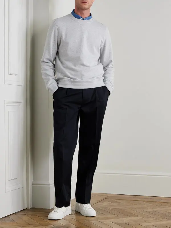 Mr P. Cotton-jersey Sweatshirt - Gray