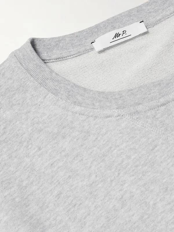 Mr P. Cotton-jersey Sweatshirt - Gray