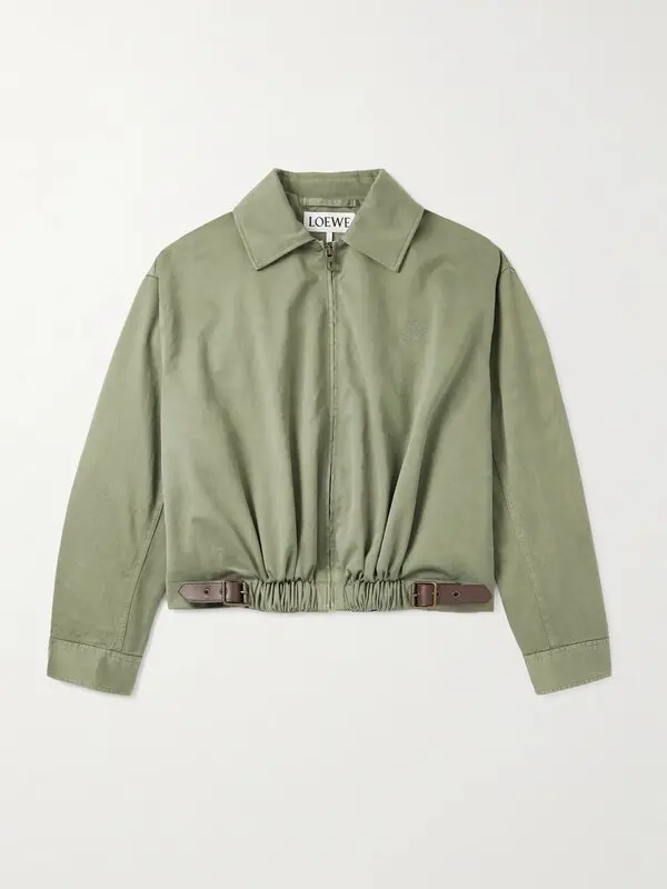 Loewe Garment-dyed Cotton Jacket