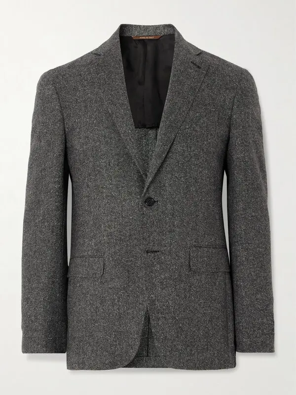 Canali Wool-blend Suit Jacket