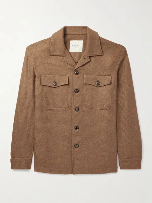 PIACENZA CASHMERE 1733 Cashmere And Silk-blend Overshirt