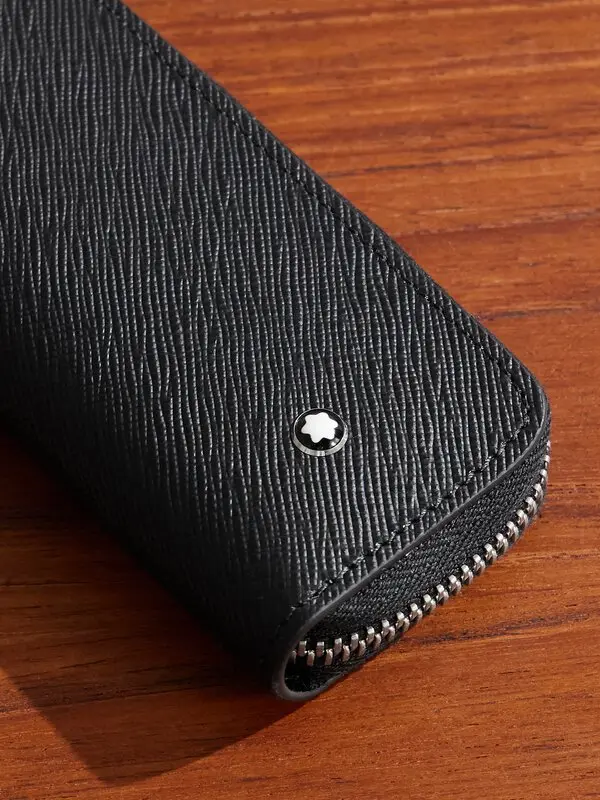 Montblanc Cross-grain Leather Pen Pouch