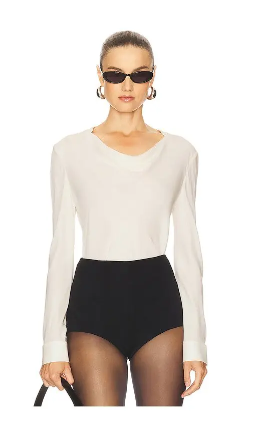 Theory Long Sleeve Blouse