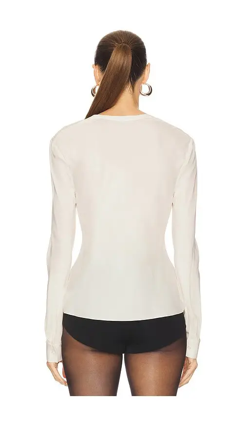 Theory Long Sleeve Blouse
