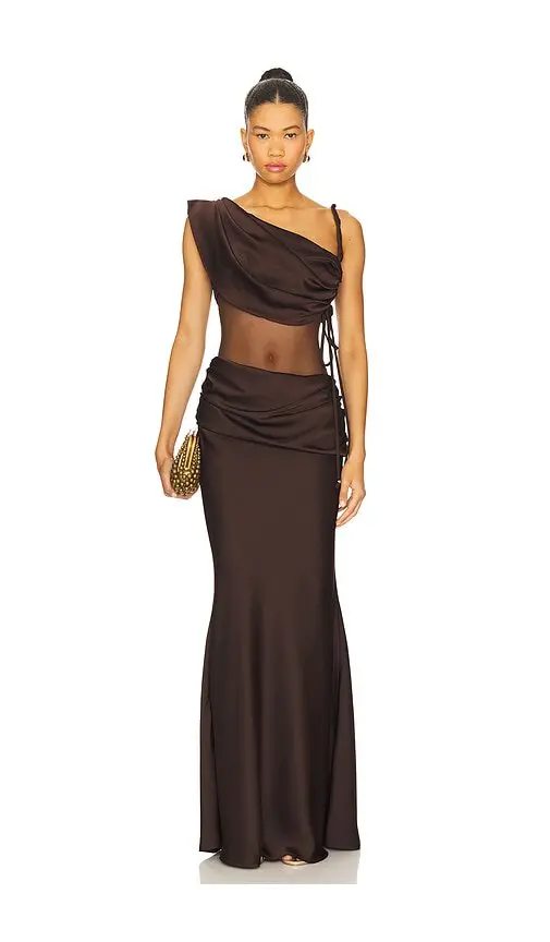 BANANHOT Onyx Dress - Chocolate