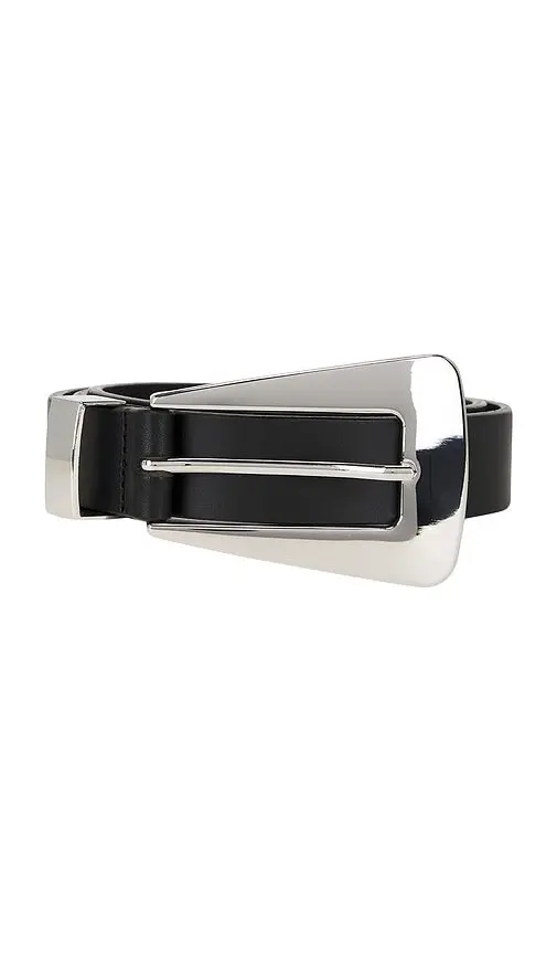 LAMARQUE Brooklyn Leather Belt - Black