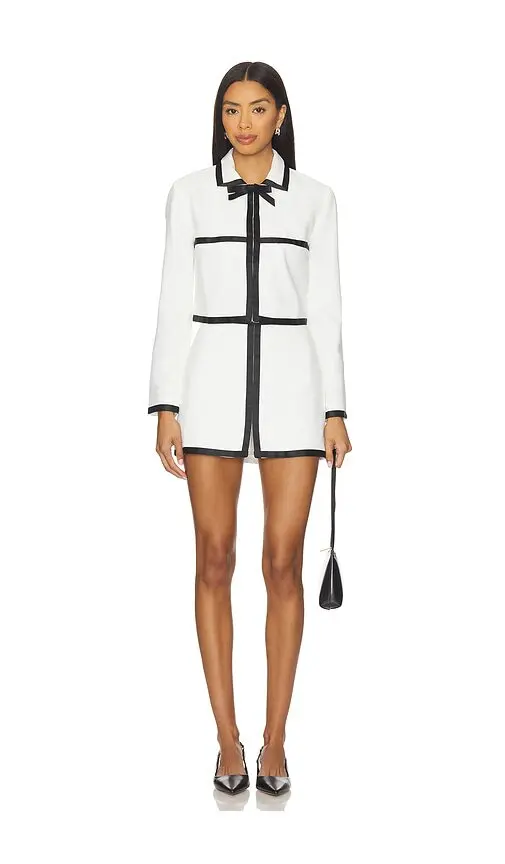 Amanda Uprichard Trey Jacket With Bow Detail