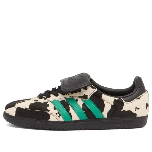 Adidas Samba Lt Cow Print Sneakers - Core Black/lucid Blue/gold