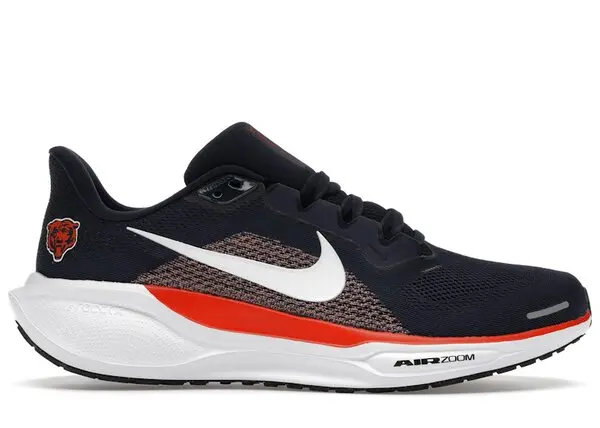 Nike Zoom Pegasus 41 Chicago Bears Sneakers - Marine/university Orange/white