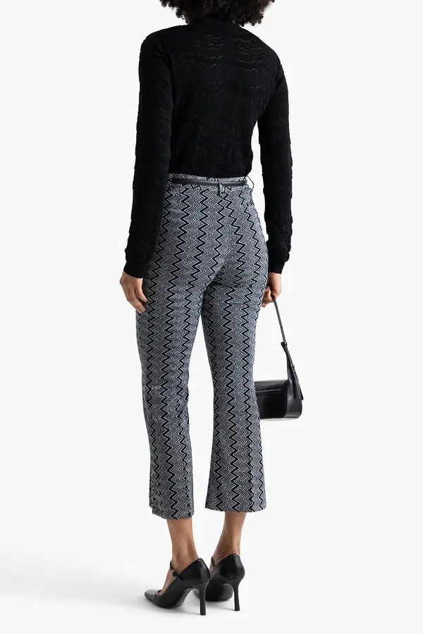 Missoni Crochet-knit Turtleneck Sweater - Black