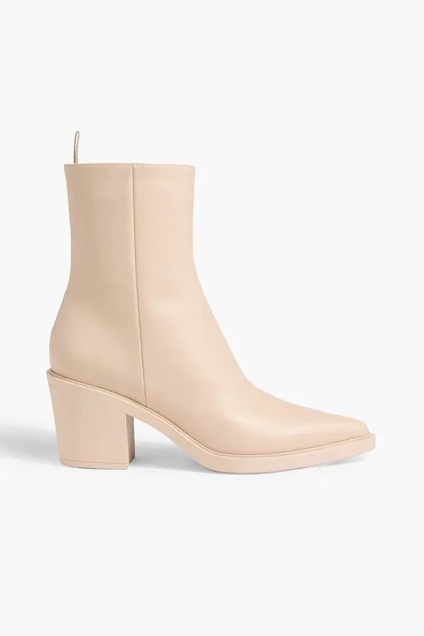 GIANVITO ROSSI Dylan Leather Ankle Boots