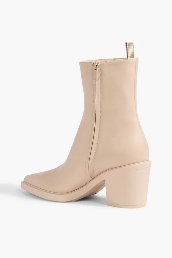 GIANVITO ROSSI Dylan Leather Ankle Boots
