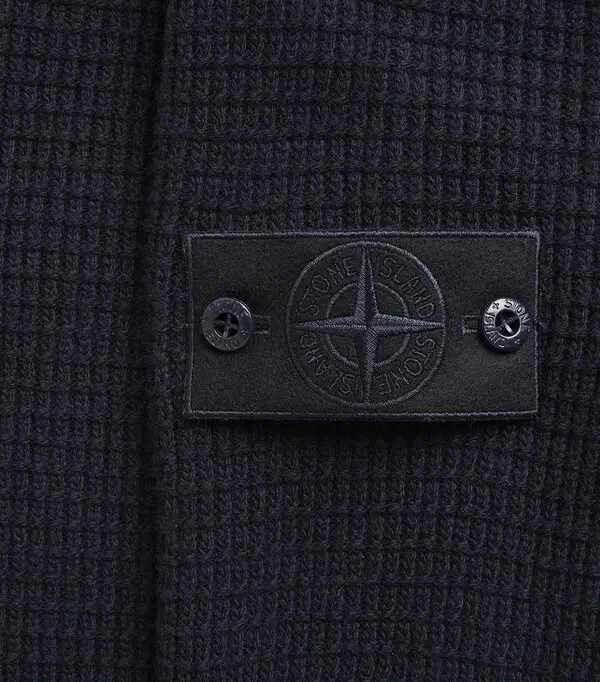 Stone Island Ghost Piece Virgin Wool Cardigan